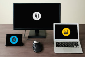 HUGE Plus Multi-Connection Ergonomic Trackball Mouse